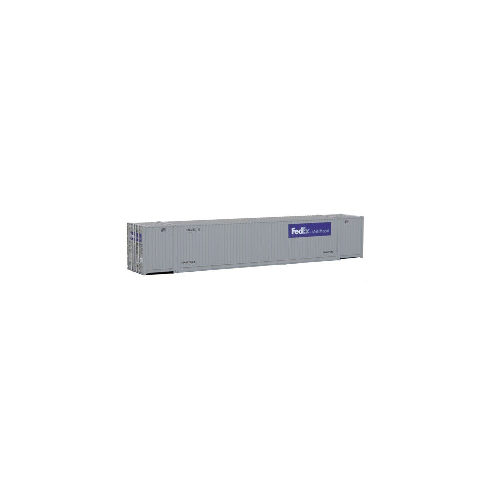 Walthers Scremaster HO Scala Modello di FedEx Multimodal (Grey Purple ...