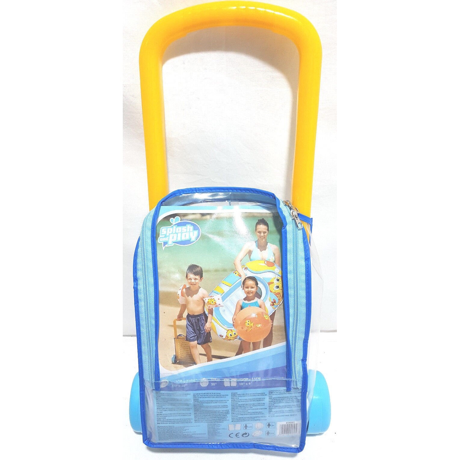 beach set with trolley, water polo arm, swimming aids and bathing boat ...