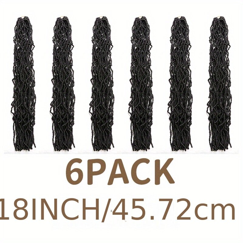 6pack 45 Dreadlocks Crochet Hair For African Women With Dreadlocks ...