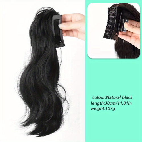 Wig Braid Sweet And Spice Girl Ponytail Hair Half Tied Waterfall High ...