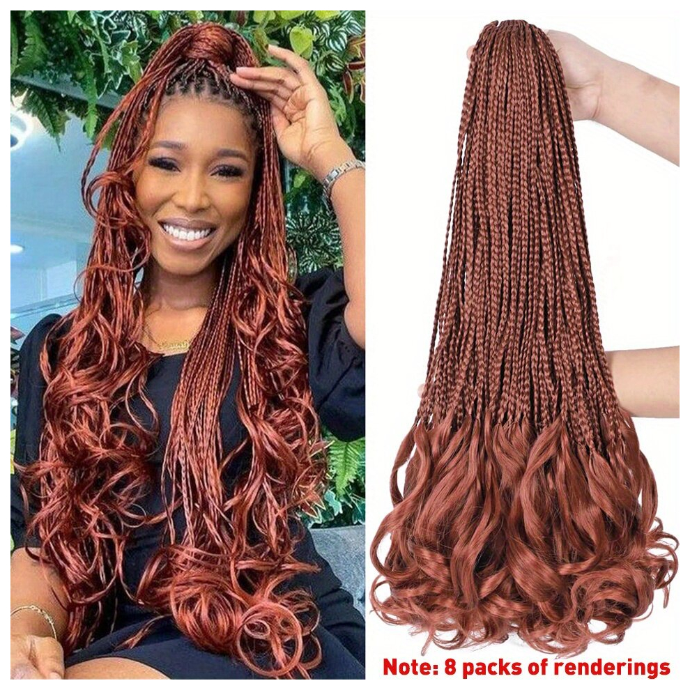 45 French Curl Crochet Braids Extensions 1 Packs Pre Looped Crochet ...