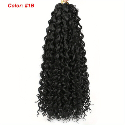 45 72 Cm Curly Crochet Hair Extensions Synthetic Ocean Wave Crochet ...