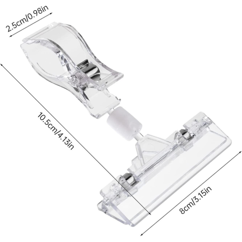 Sign Clips, 30 PCS Clear Plastic Price Tag Label Display Clips ...