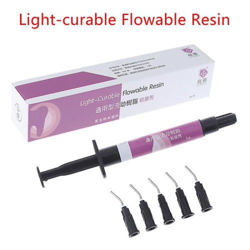 Dental Light-curable Flowable Fluid Flow Light Curing Composite Resin ...