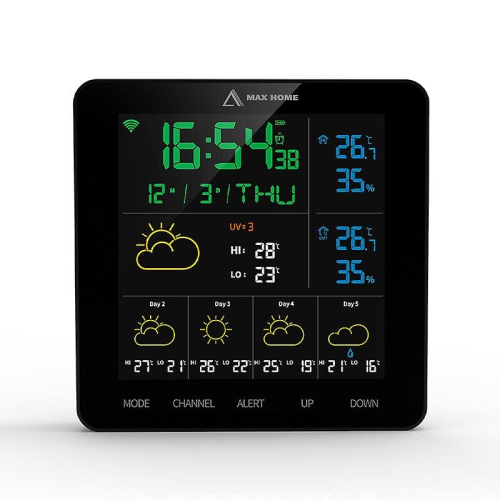 Tuya Weather Station Color Screen Household Lcd Thermo-hygrometer ...