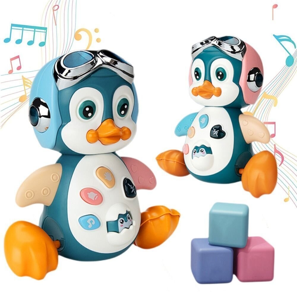 Electric Penguin Baby Musical Toy With Sound & Light Crawling Toys on OnBuy