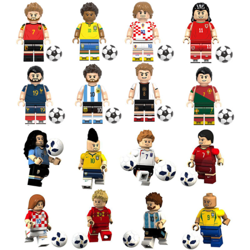 8PCS World Cup Football Team Minifigure Fit Lego Building Block Toy on ...