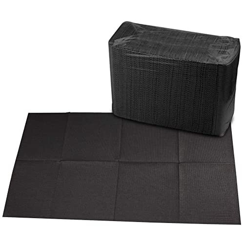 Tattoo Table Mats 125pcs Disposable Black Square Pad Tattoo Piercing ...