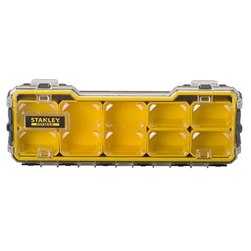 STANLEY FATMAX Pro 1/3 Shallow Stackable Storage Organiser for Small ...