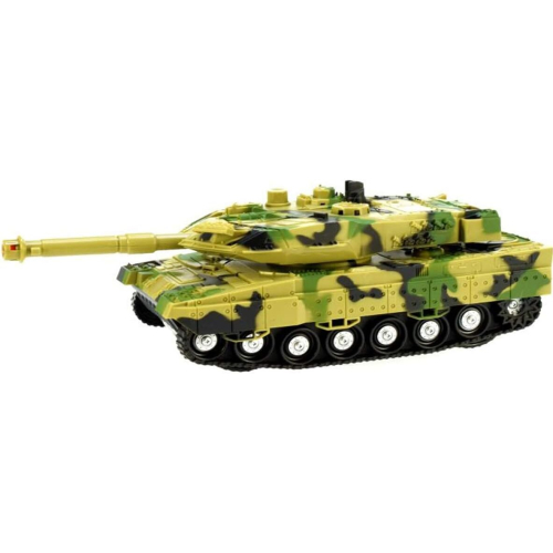 Friction Large Army Tank Toy with Light and Sound on OnBuy