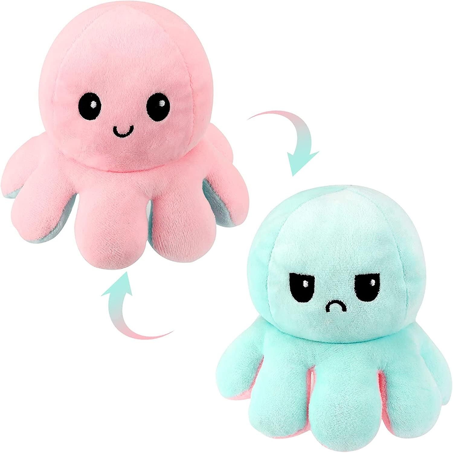 Cute Octopus Plushie Reversable, Yumcute Double-sided Reversible ...