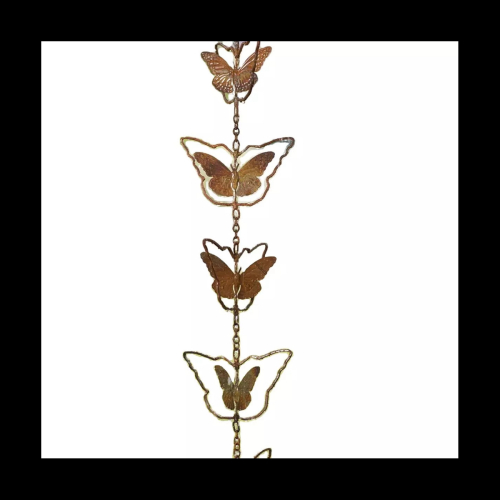 Steel Leaf Rain Chain, Garden Gift for Mom, Gutters, Rain Catcher for ...