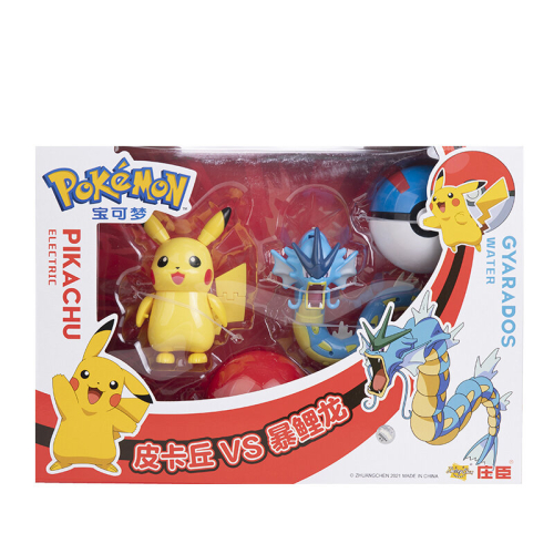(Pikachu Gyarados) Original Box Pokemon 12 Styles Pokeball Deformation ...