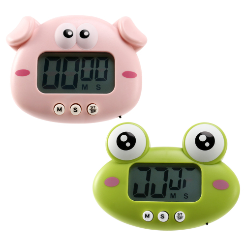 Spactz Kitchen Timer 2 Pieces, Cute Cartoon Animal Countdown Timer on OnBuy