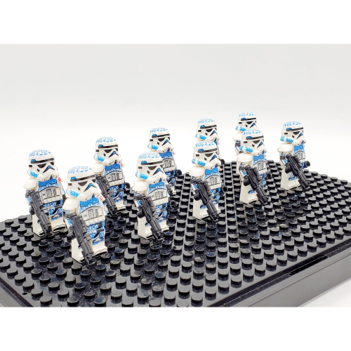 Star Wars Porcelain Stormtroopers x10 Minifigures Set on OnBuy