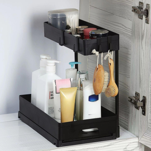 1pc L shaped Storage Rack For Drawer Bathroom Kitchen Storage Rack ...