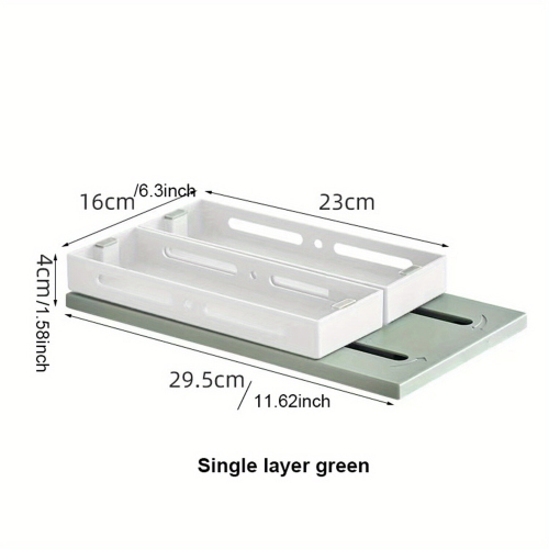 1pc Pull out Rotating Kitchen Spice Rack Multifunctional Rotary Sliding ...