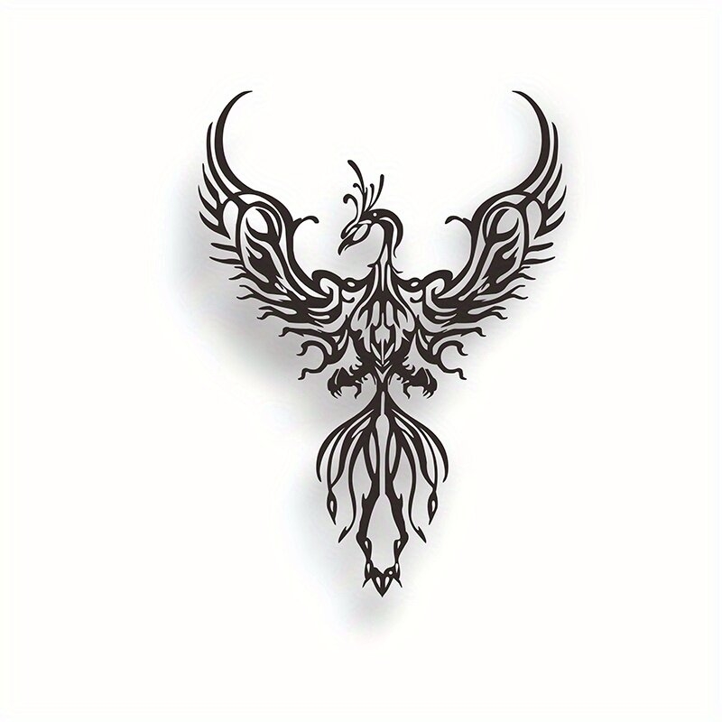 1pc Metal Phoenix Hanging Wall Decor Art Indoor Living Room Wall Decor ...