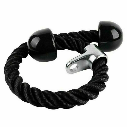 Bicep Tricep Ropes Pull Down Rope Cable Attachment Handle Bodybuilding ...
