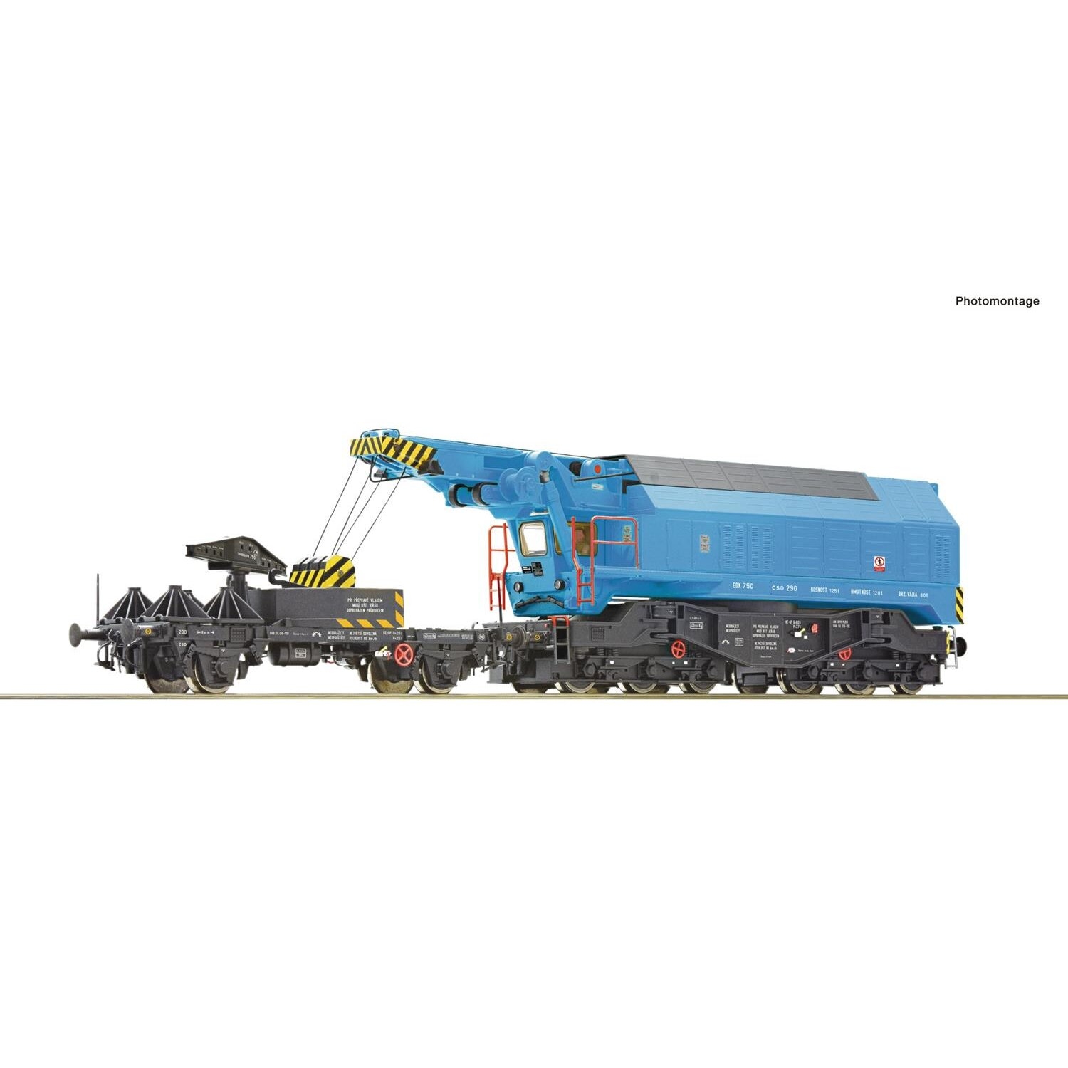 CSD Six Axle Railway Crane w/Telescopic Boom IV(DCC-Sound) on OnBuy
