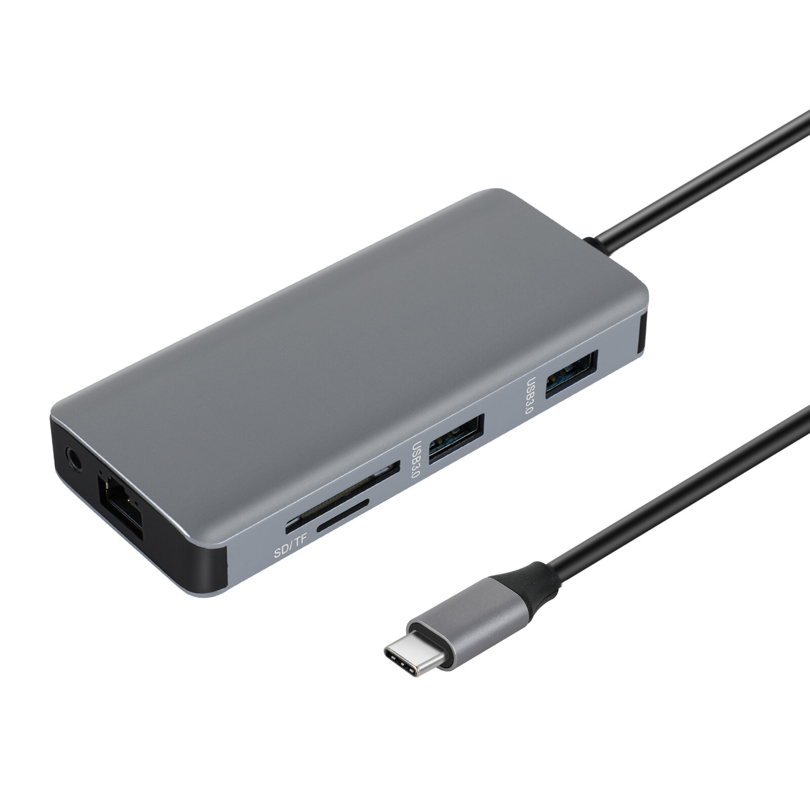 9 in 1 Type-C USB-C Hub, Powered 3.0 Multiport Adapter Extender Hub ...