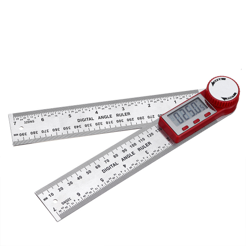 0-200/300/500mm Stainless Steel Digital Meter Angle Inclinometer Angle ...