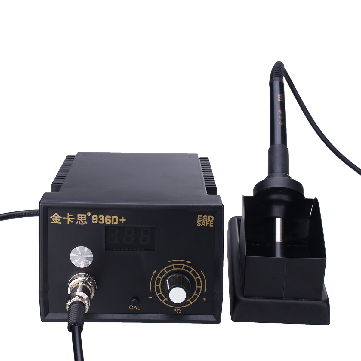 936D+ 220V 2 in 1 Soldering Iron & Rework Station Digital Adjustable Solder Welding Tool ESD on ...