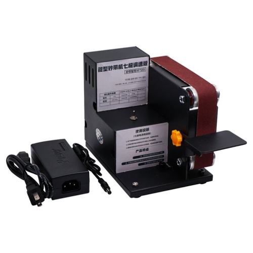 110V-230V DIY Micro Bench Sander Belt Machine Electric Mini Polishing ...
