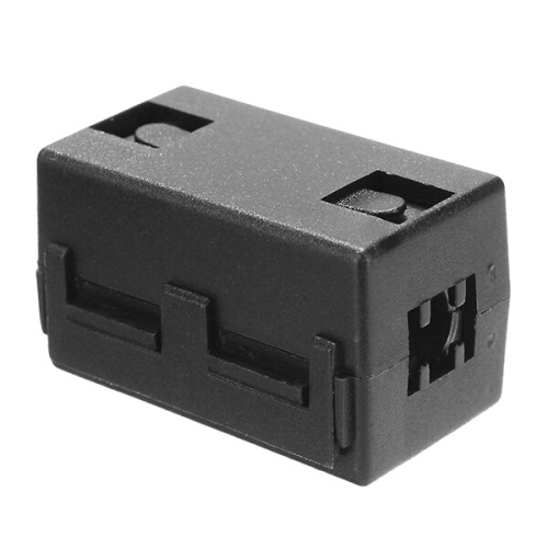 Black Cable Wire Snap Clamp Clip RFI EMI EMC Noise Filters Ferrite Core ...