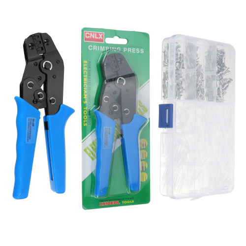 Insulated Cable Connector Crimper Pliers Terminal Ratchet Crimping Tool ...