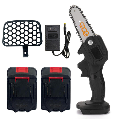 24V Cordless Electric Chainsaw 4 Inch Portable Chain Saw Woodworking ...