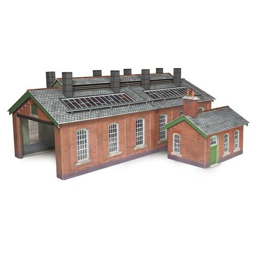 Double Track Engine Shed Card Kit on OnBuy