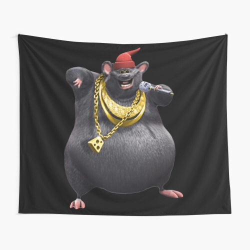 Tapestry 60x50inch Biggie Cheese Wall Hanging Art Décor Living Room on ...