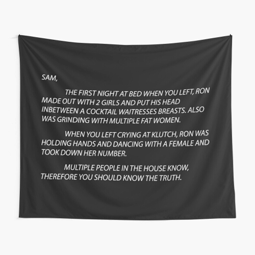 Tapestry 60x50inch letter to sammi Wall Hanging Art Décor Living Room ...