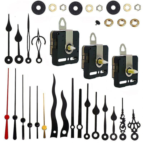 3 Piece Quartz Wall Clock Movement Mechanisms Battery Operated Clock ...