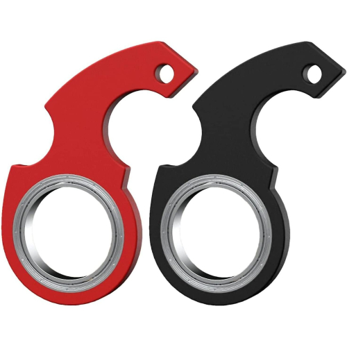 Keychain Spinner Fidget Ring Toy Key Spinner Spinning Keychain Fidget ...