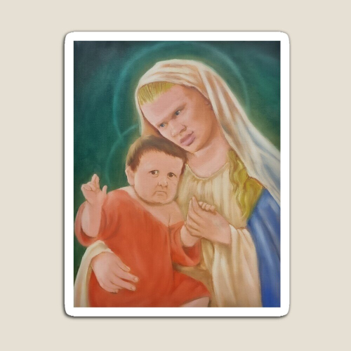 Fridge Magnets Haaland and Hasbulla Acrylic Meme Decoration for Home ...