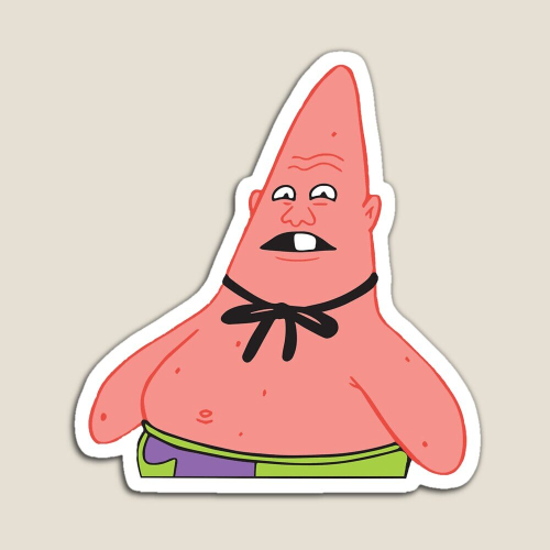 Fridge Magnets Patrick Star- Who You Callin Pinhead Acrylic Meme ...