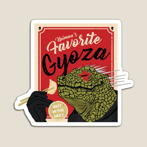 Fridge Magnets Dorohedoro anime Kaiman eating Gyoza Acrylic Meme ...