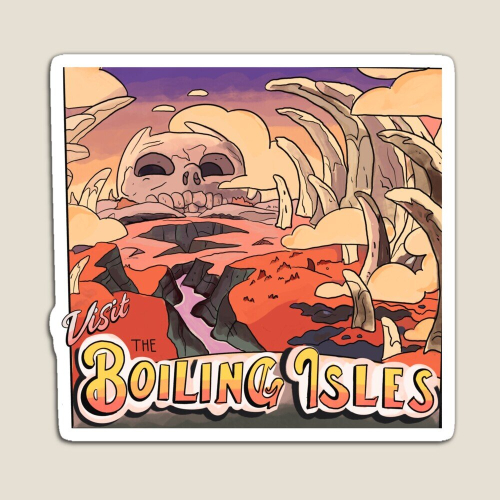 Fridge Magnets Visit The Boiling Isles - The Owl House Mock Travel ...