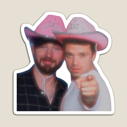 Fridge Magnets Chris Evans Sebastian Stan Acrylic Meme Decoration for ...