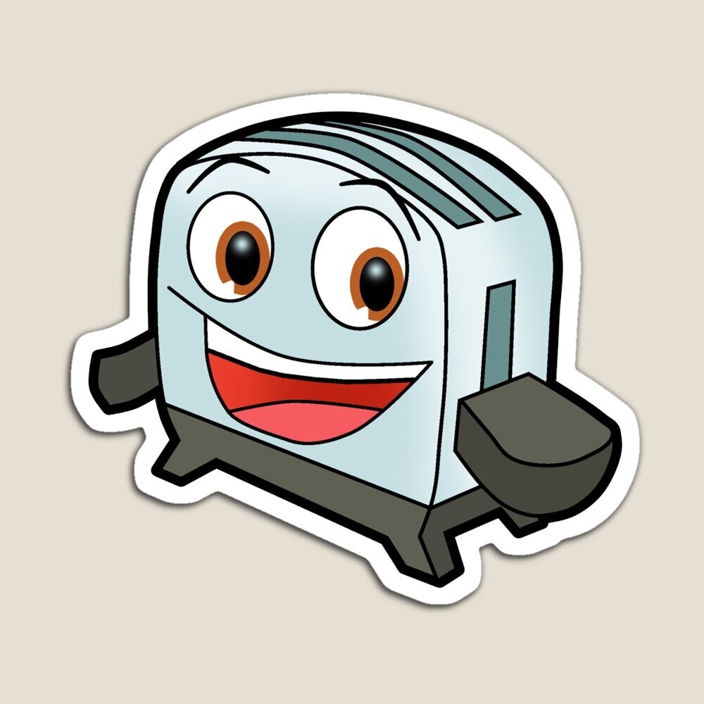 Fridge Magnets Brave Little Toaster! Acrylic Meme Decoration for Home ...