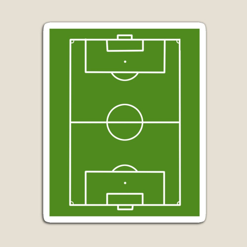 Fridge Magnets Football field - soccer field Acrylic Meme Decoration ...