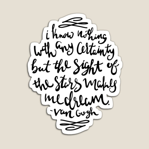 Fridge Magnets I Know Nothing With Any Certainty, But The Sight Of The ...