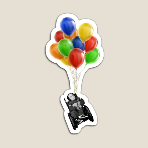 Fridge Magnets Eric the Actor Flying with Balloons Acrylic Meme ...