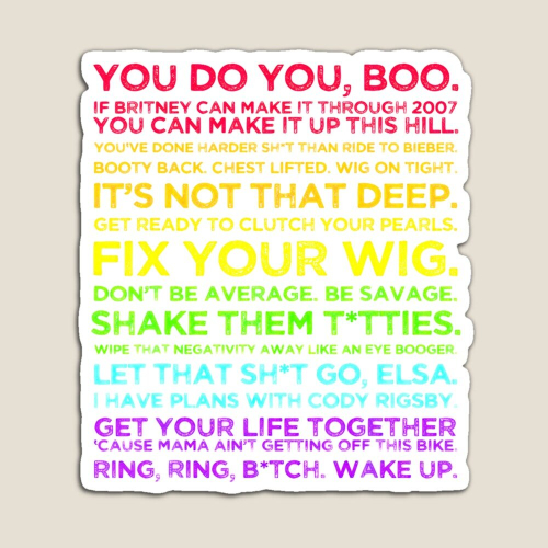 Fridge Magnets Cody Rigsby Motivational Quotes Acrylic Meme Decoration ...