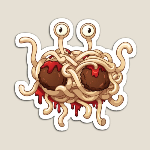 Fridge Magnets Spaghetti Monster Acrylic Meme Decoration for Home ...