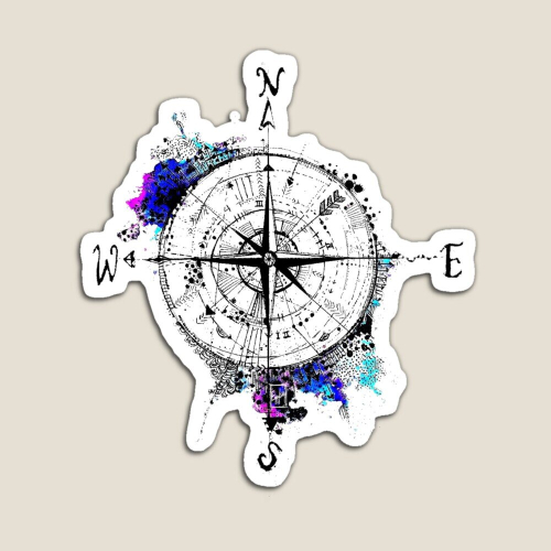 Fridge Magnets Not all those who wander are lost Acrylic Meme ...