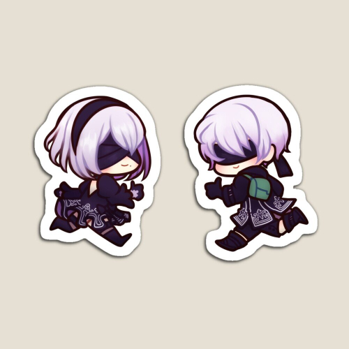 Fridge Magnets Supportive 2B 9S Acrylic Meme Decoration for Home ...