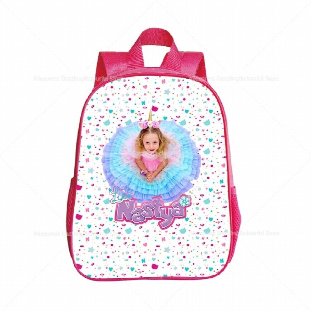 Like Nastya Kindergarten Backpack Pink 12 Inch Children Boy Girl ...